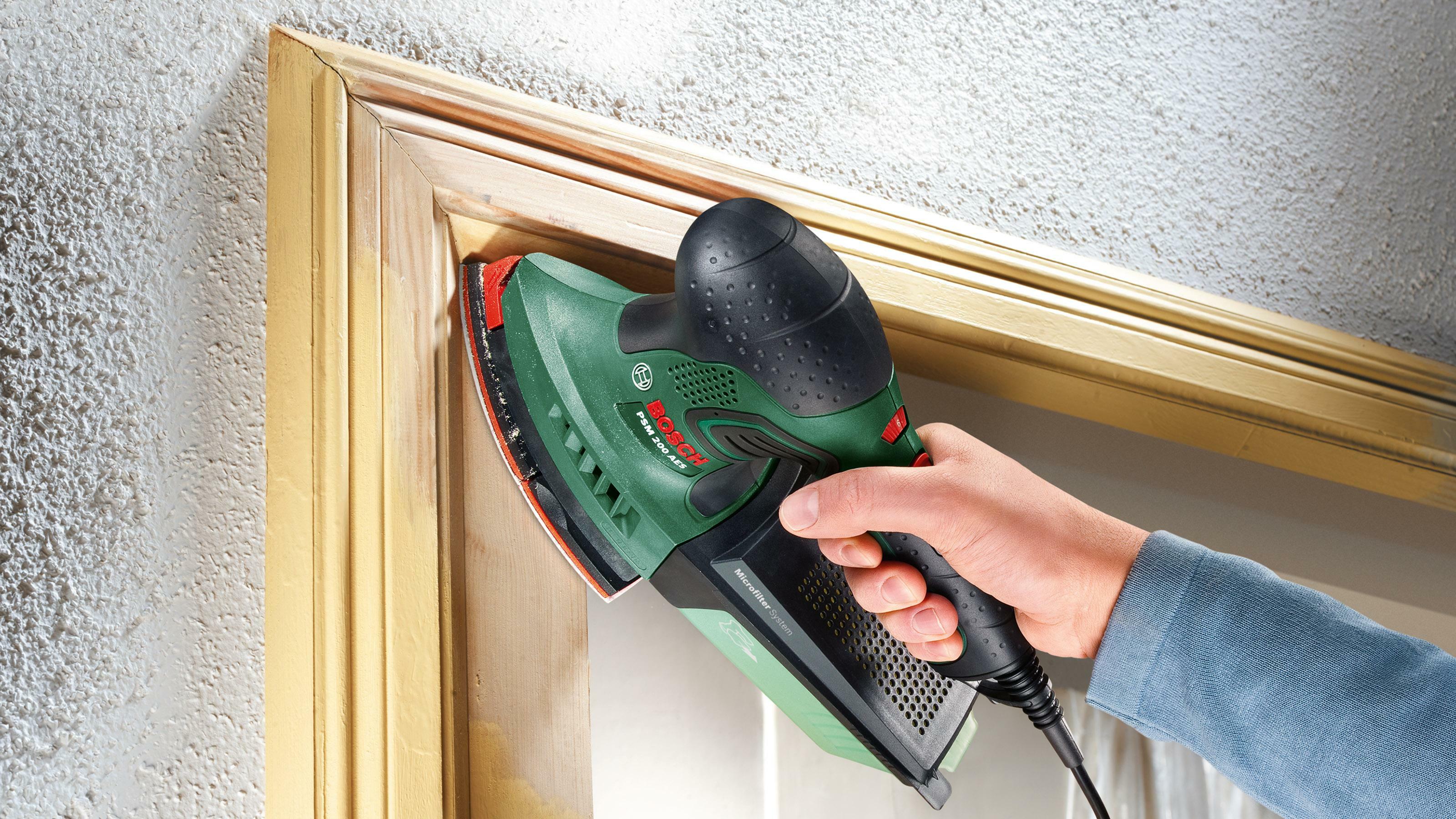 BOSCH PSM 200 AES Multi sander 200 W in SystemBox 06033B6002 Klium