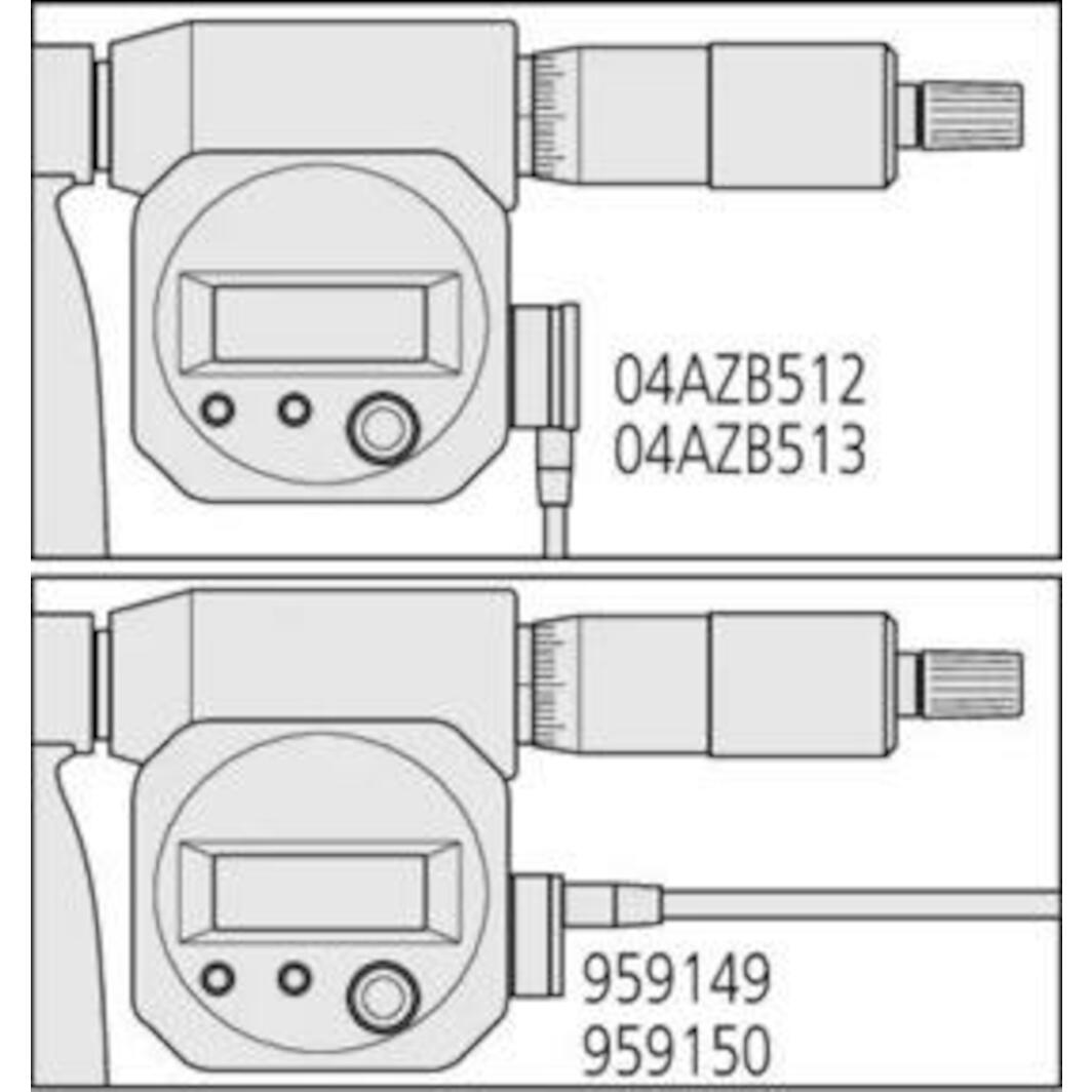 MITUTOYO 340-720 Digimatic external caliper with interchangeable ...
