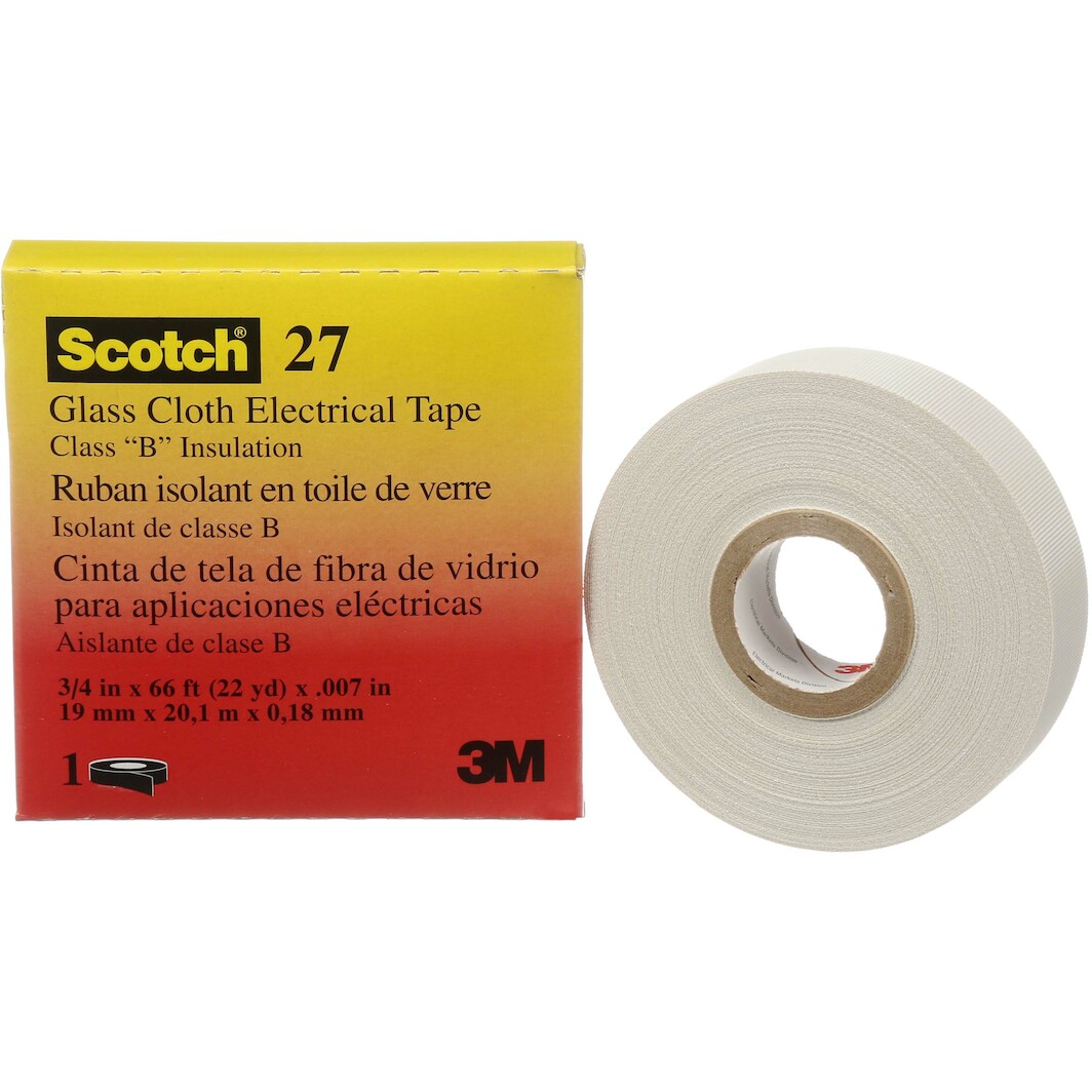 3M - SCOTCH 27 fibreglass tape white 19 mm x 20 m - 7100119486 | Klium