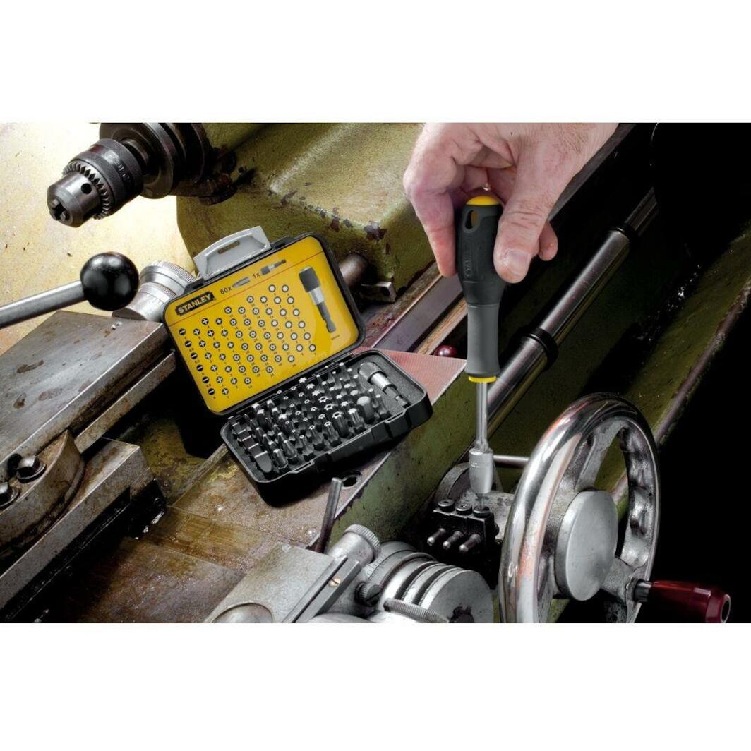 STANLEY 1-13-902 Bit set Expert Pro 1/4" with bit holder 61 pieces | Klium