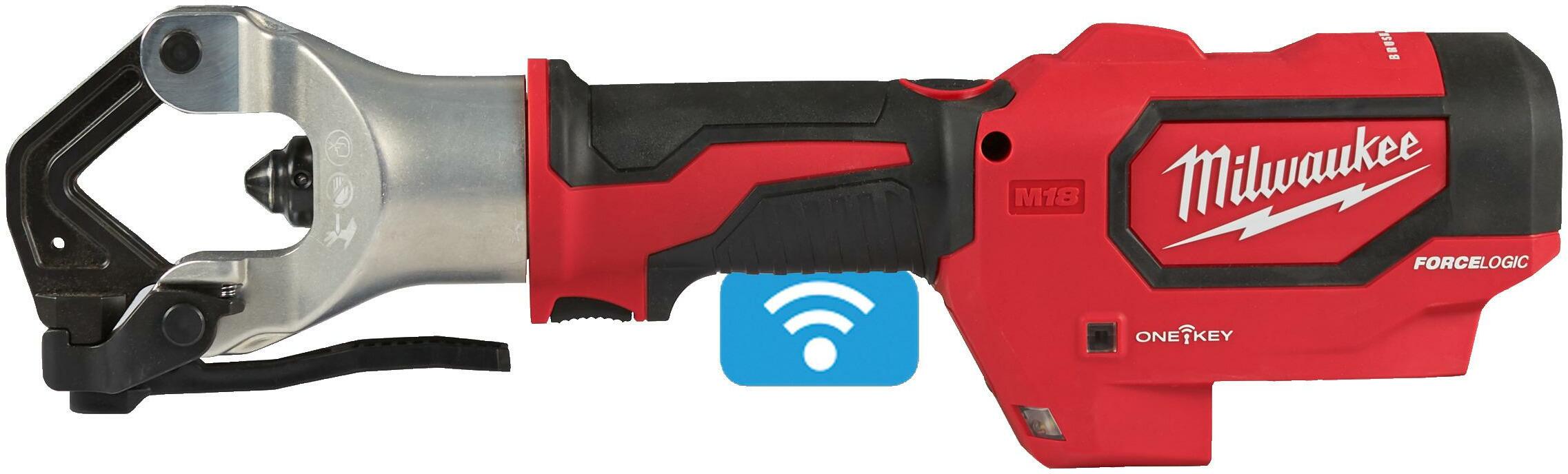 MILWAUKEE M18 HDCT-0C FORCE LOGIC hydraulic cordless cable crimping ...