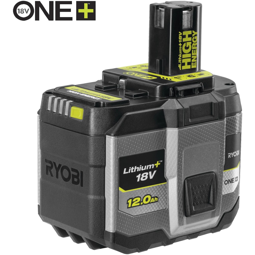 RYOBI RB18120T 18V ONE+ Lithium+ HIGH ENERGY battery 12 Ah - 5133006265 ...