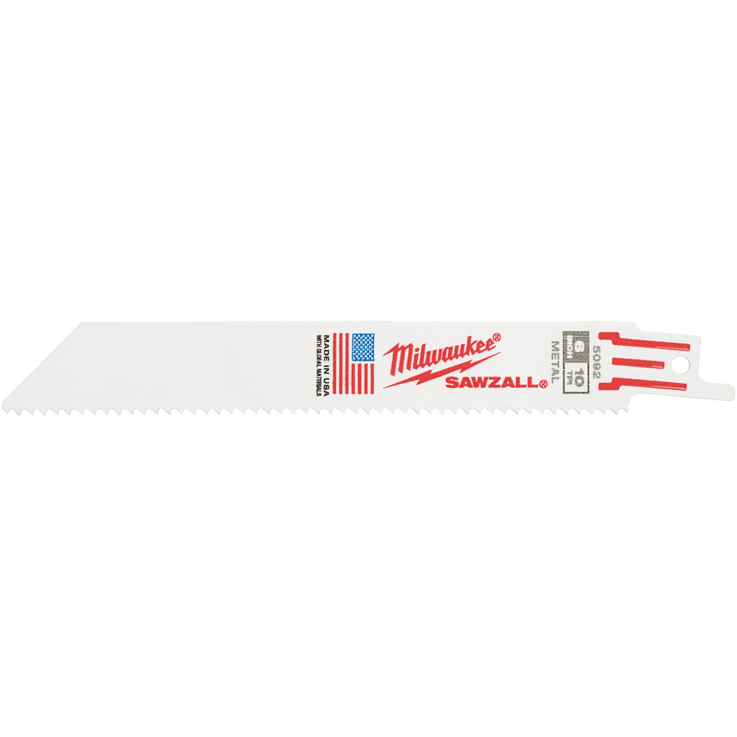 MILWAUKEE 48475092 reciprocating saw blade Sawzall wood/metal/plastic ...