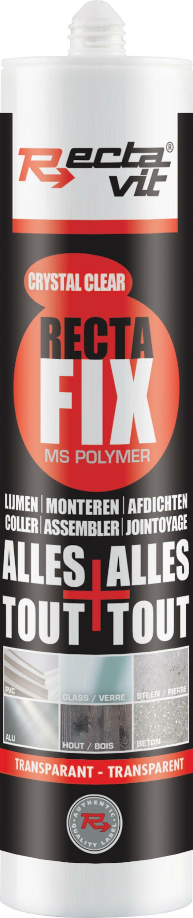 RECTAVIT RECTAFIX ALL + ALL assembly adhesive black (290 ml) - 113869 | Klium