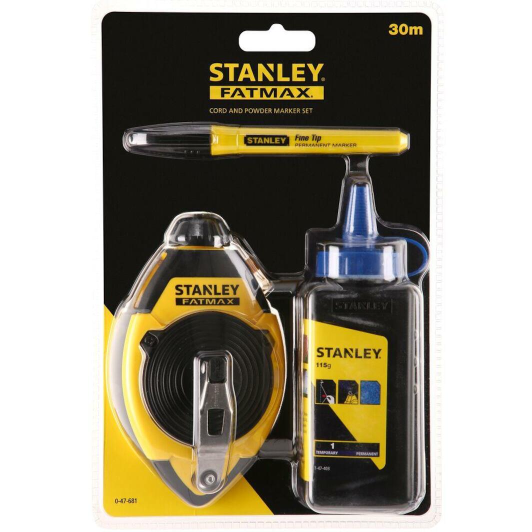 STANLEY 0-47-681 FatMax chalk line mill kit 30m | Klium