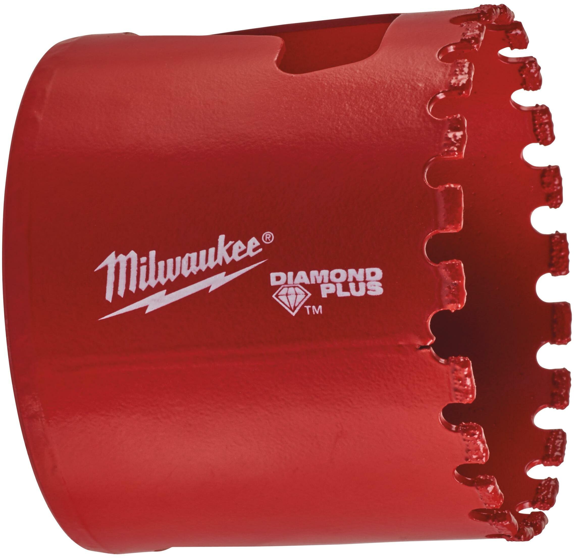 MILWAUKEE 4932500118 diamond core drill DIAMOND PLUS HEX wet/dry 51 mm ...
