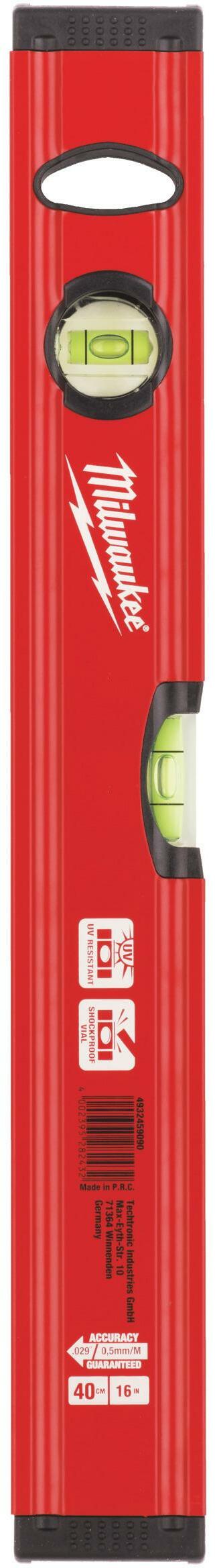 MILWAUKEE 4932464854 REDSTICK Slim spirit level 40 cm magnetic | Klium