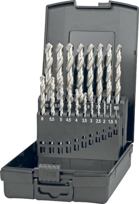 INTERNATIONAL TOOLS 191241000 Eco Pro HSS spiral drill bit set 1-10 mm ...