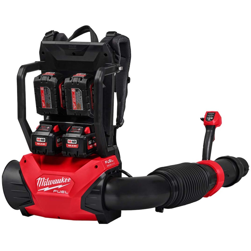 MILWAUKEE M18 F2BPB -124 FUEL Dual Battery backpack leaf blower (incl ...