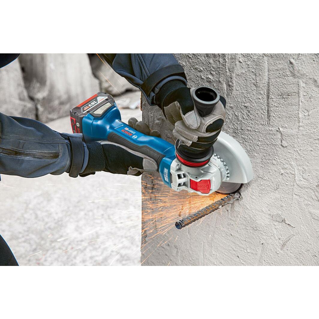 BOSCH GWX 18V-10 P angle grinder with X-LOCK in box (without battery ...