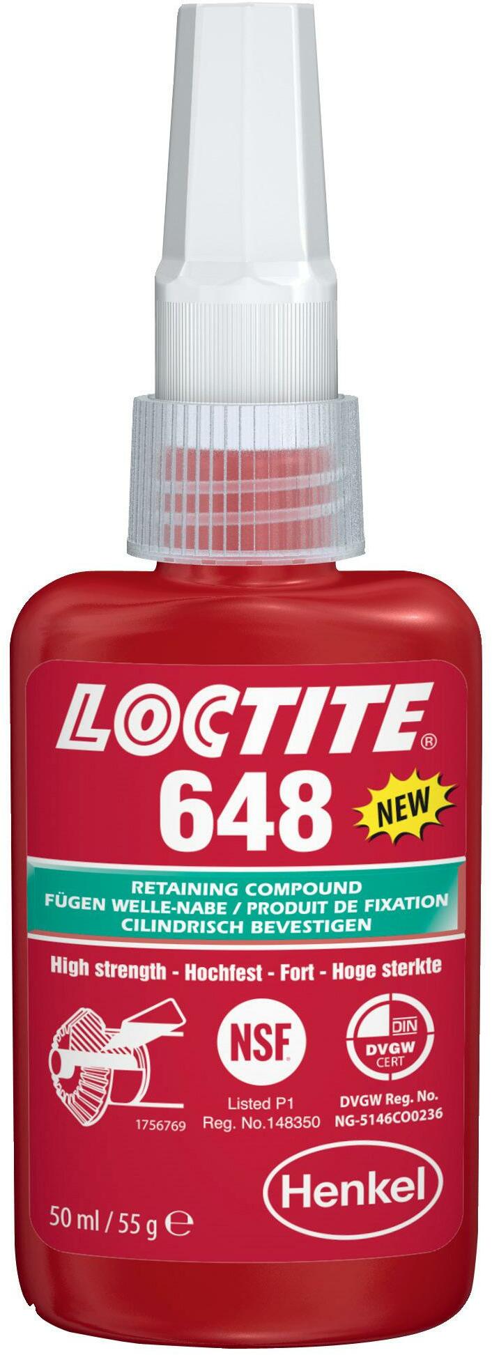LOCTITE 648 high-temperature fixing adhesive (50 ml bottle) - 1804416 ...