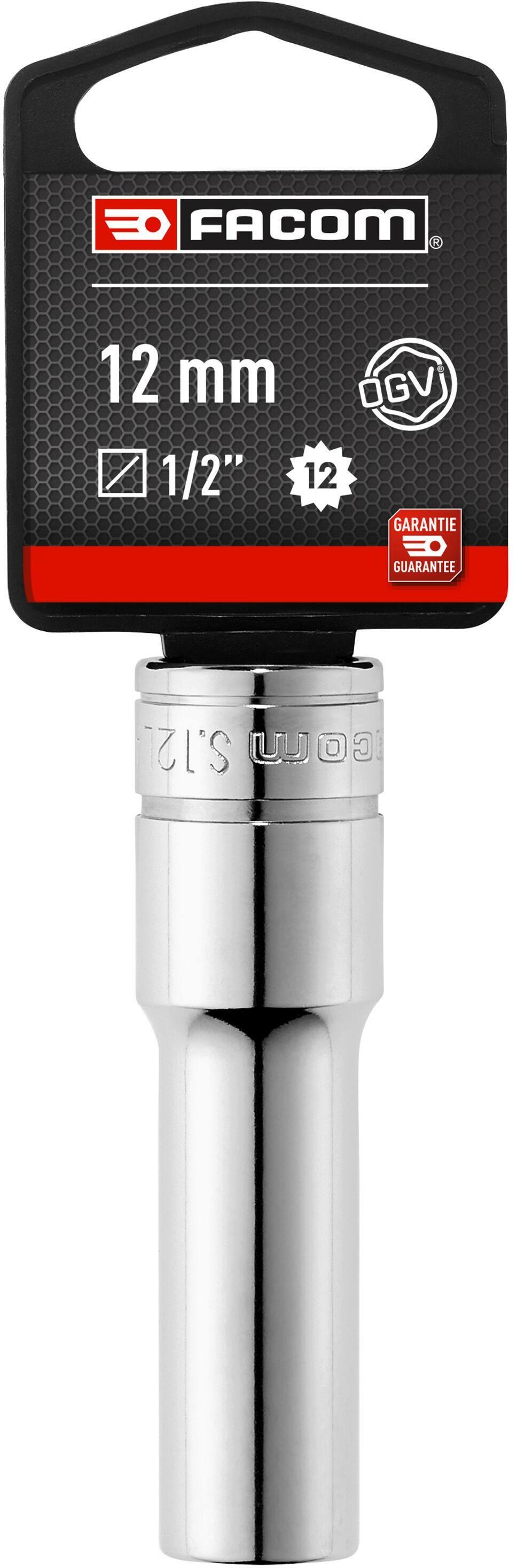 FACOM S.12LAPB cap 1/2" hexagonal long 12 mm | Klium