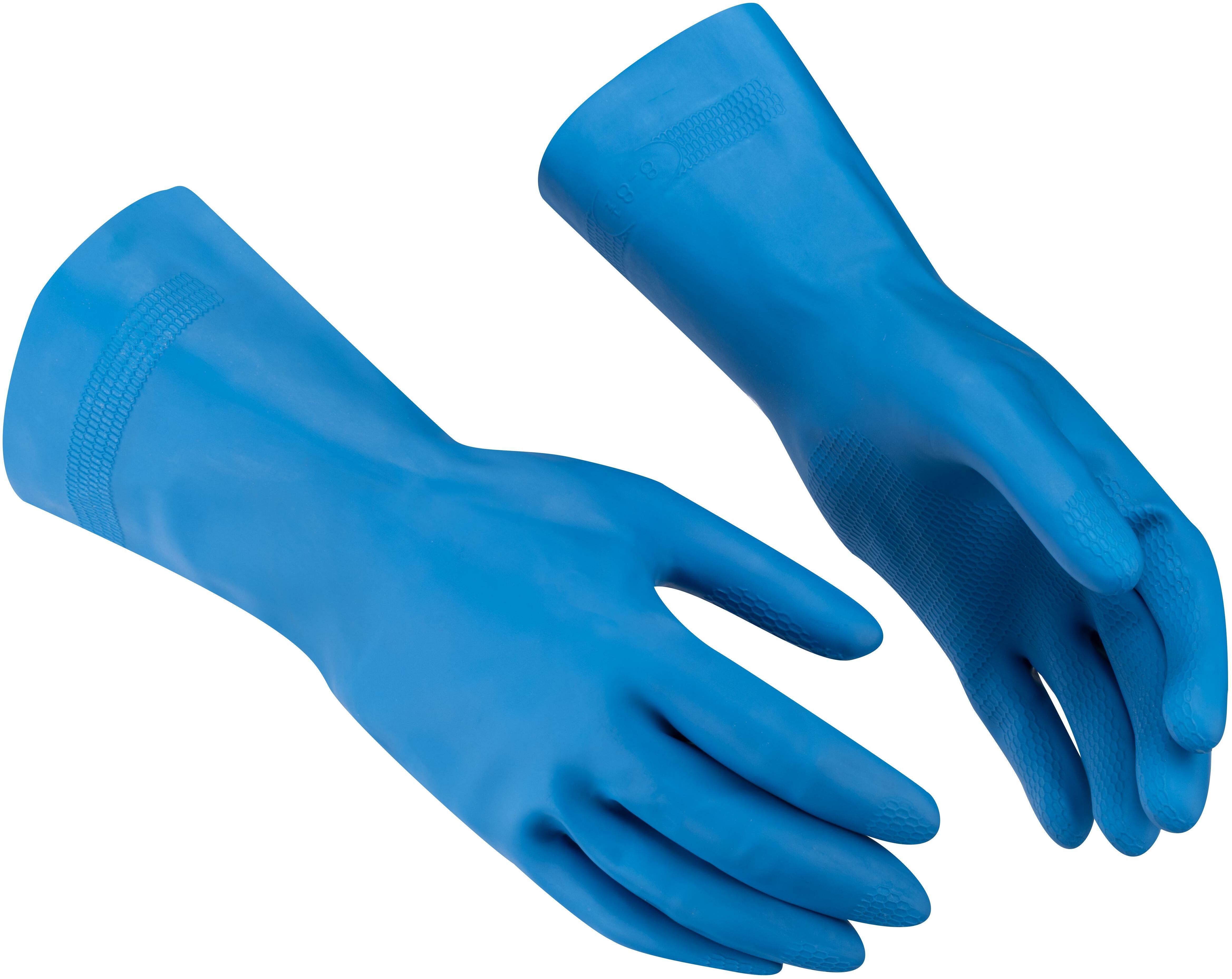 GUIDE 4044 chemical protective glove, latex, blue - 223591043 | Klium