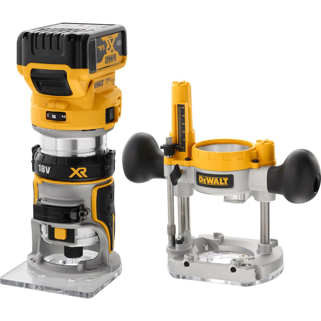 DEWALT DCW604P2-QW 18V XR Brushless cordless drop-in router with ...