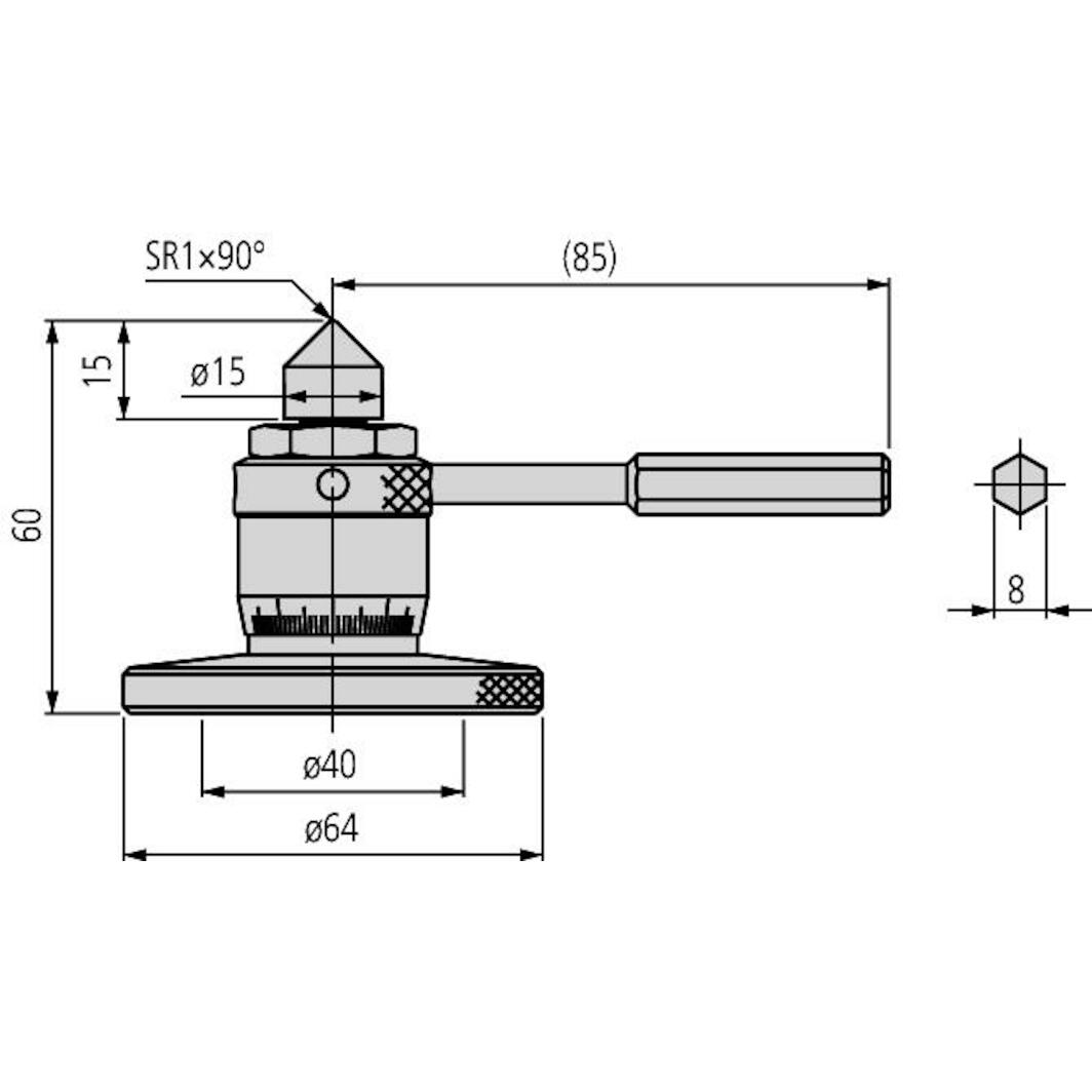 MITUTOYO 7850 micro mortar - range 60-75mm | Klium