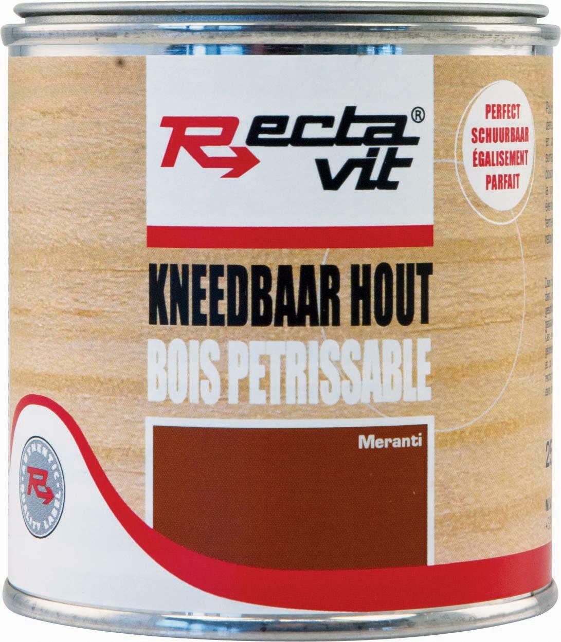 RECTAVIT 125229 mouldable wood filler meranti (250 ml) | Klium