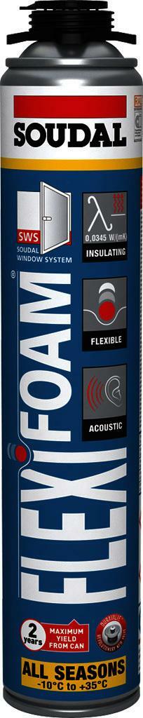 SOUDAL Flexifoam Gun elastic PU gun foam (750 ml) - 117472 | Klium