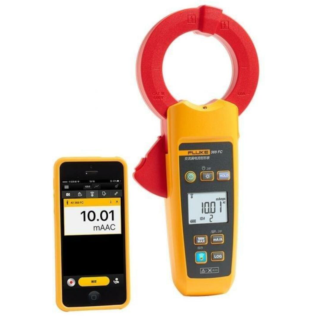 FLUKE 369 FC True RMS wireless leakage current clamp with 61 mm jaw ...