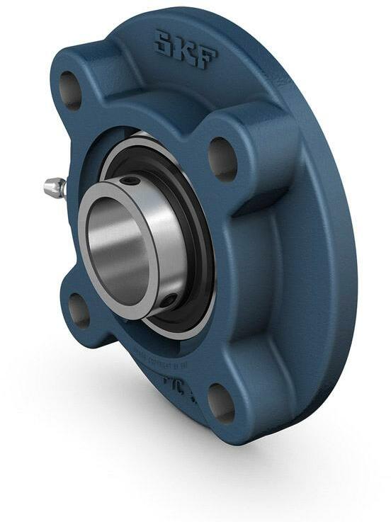 SKF FYC 35 TF Y ball bearing unit with flange Round, d 35 mm, A 33.5 mm ...