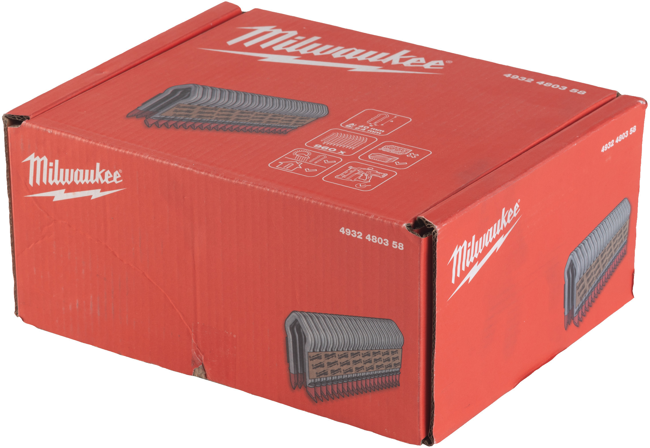MILWAUKEE 4932480358 fence staples 40mm 9 gauge for M18 Fuel FFUS ...