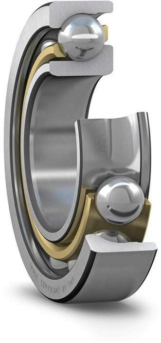 SKF 7315 BECBM single-row angular contact ball bearing 75 x 160 x 37 mm with contact angle 40 ...
