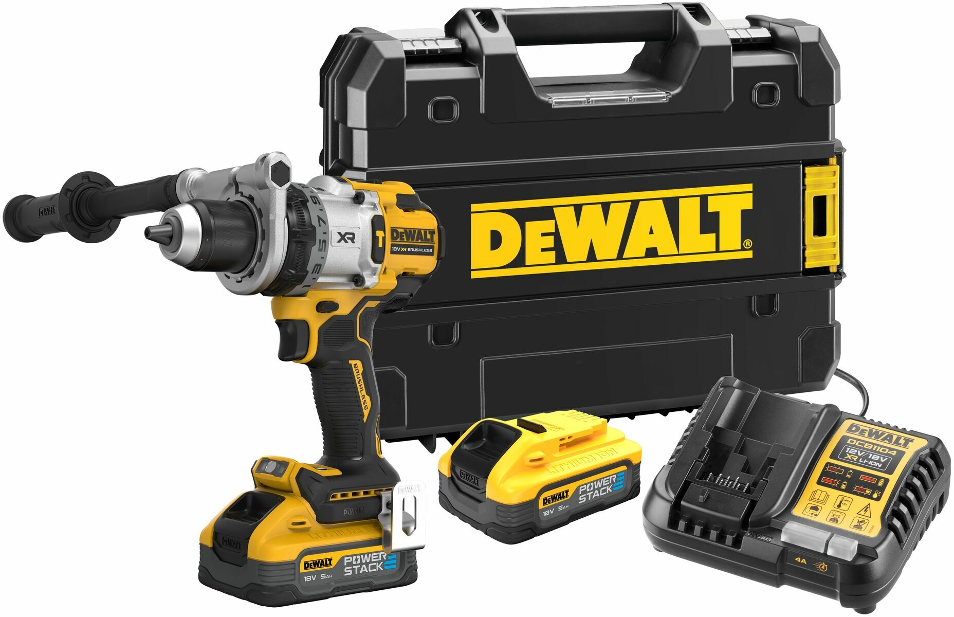 DEWALT DCD1007H2T-QW 18V XR Premium cordless hammer drill in TSTAK case ...
