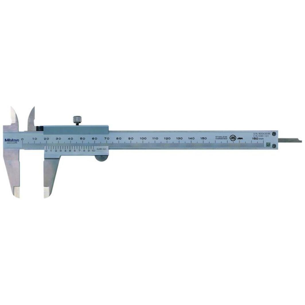 MITUTOYO 530-101 analogue caliper with vernier reading 0-150 mm, 0.05 ...