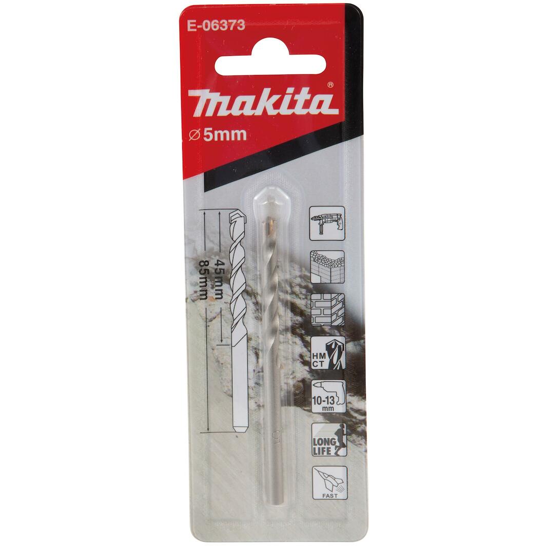 MAKITA E-06373 TCT stone drill bit 5 x 85 mm, masonry | Klium