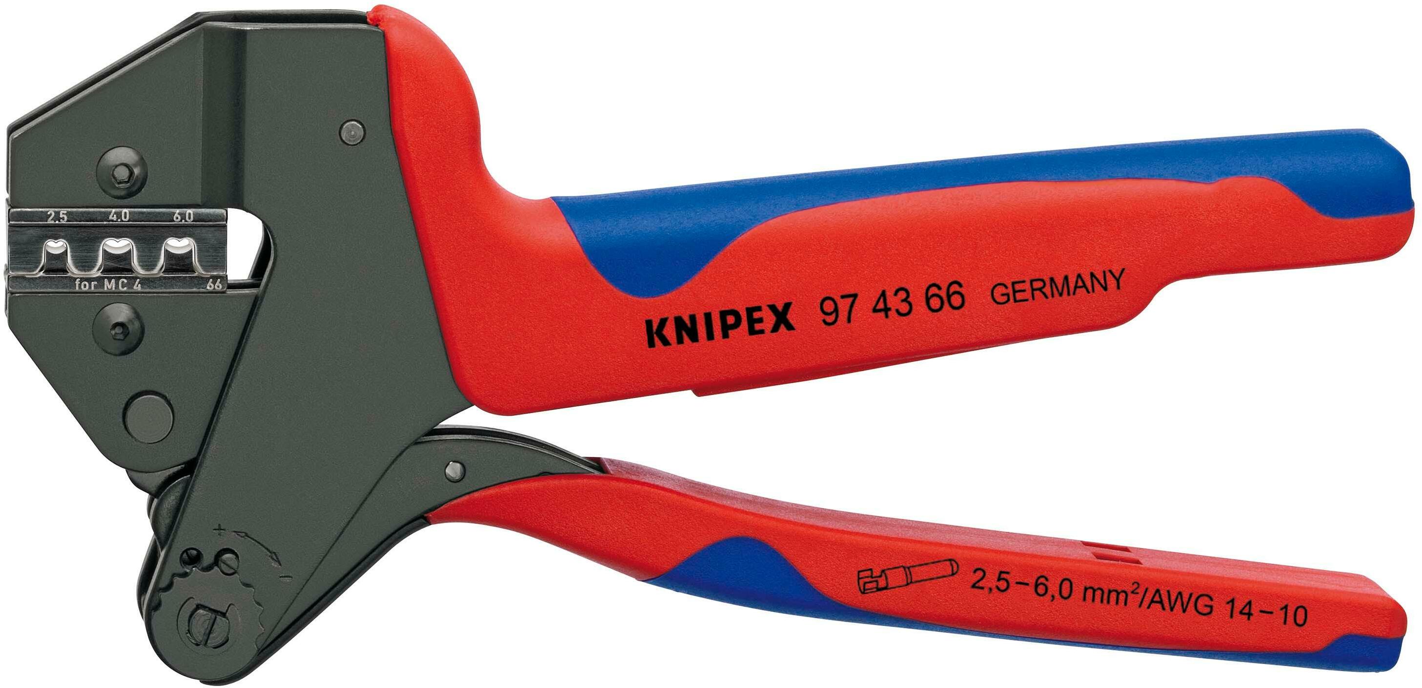 KNIPEX 97 43 66 crimping system pliers for interchangeable crimping ...