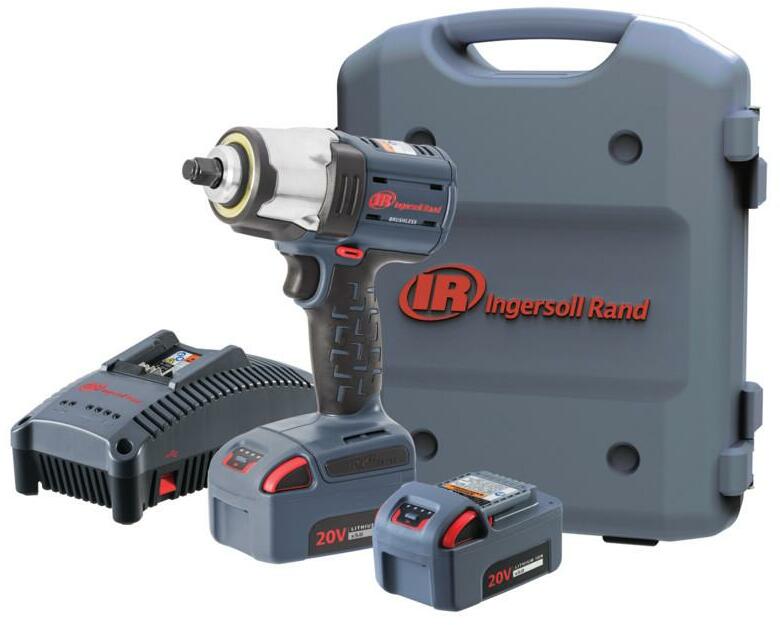 INGERSOLL RAND W5153-K22B-EU IQV20 cordless impact spanner 1/2" 745Nm ...