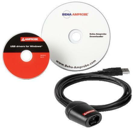 BEHA-AMPROBE DL-SW-KIT downloader software + cable for installation ...