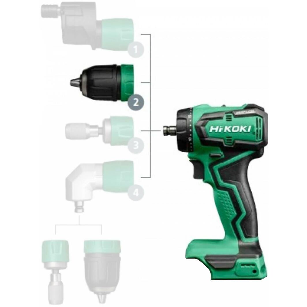 HIKOKI DS18DDQW2Z 18V cordless drill/driver 55 Nm in HSC II case ...