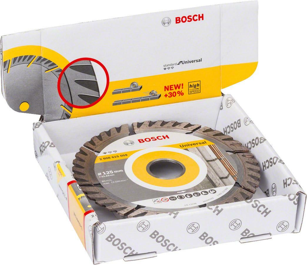 BOSCH 2608615060 diamond cutting disc Standard For Universal 125x22 ...