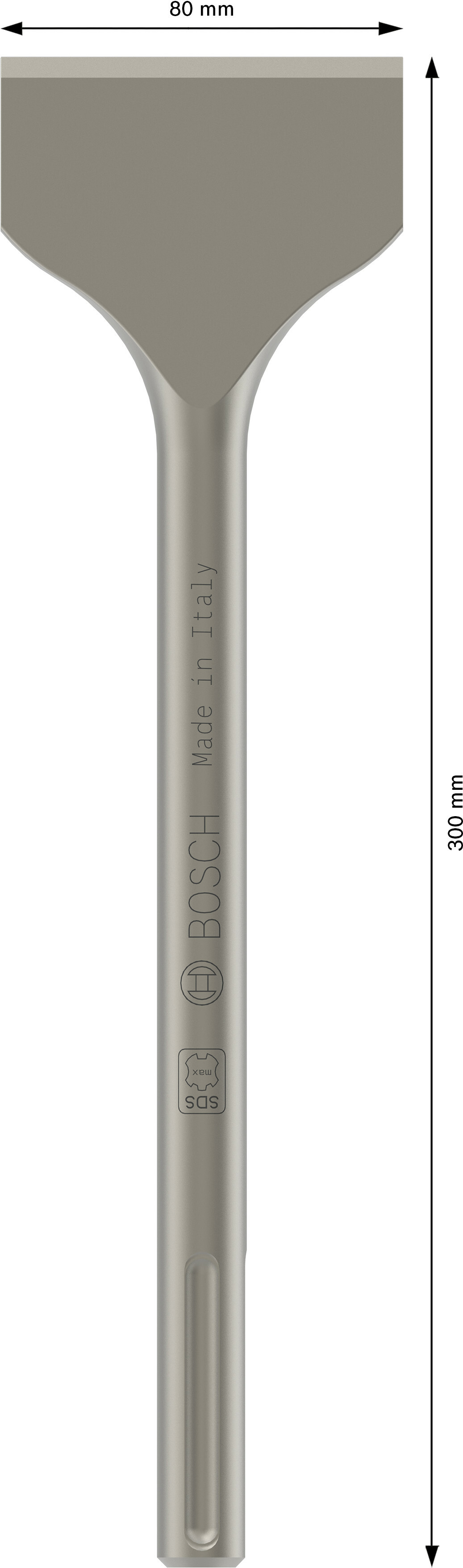 BOSCH 1618601008 spade chisel SDS-Max 300 x 80 mm | Klium