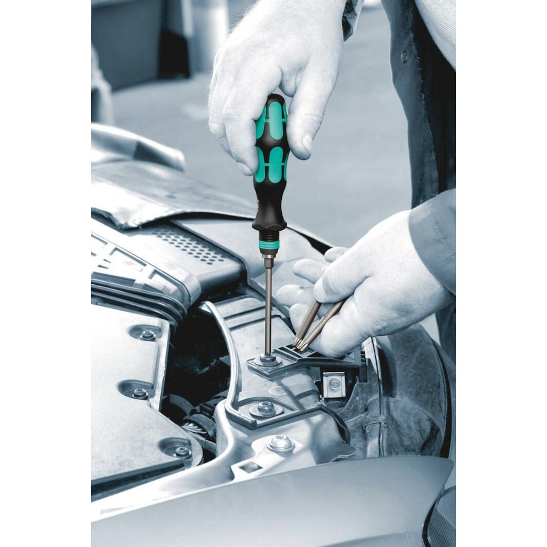 WERA Kraftform Kompakt 60 ESD screwdriver handle with interchangeable ...