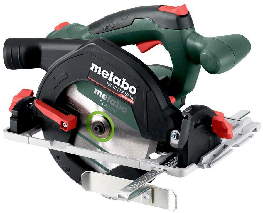 METABO KS 18 LTX 57 BL 18V cordless circular saw 57mm 165mm in metaBOX ...