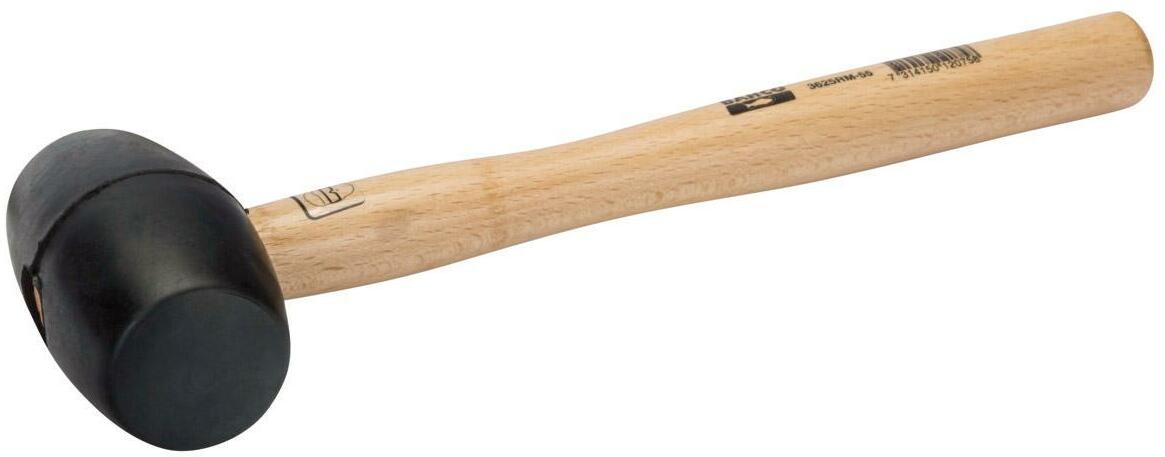 BAHCO 3625RM-90 rubber hammer with wooden handle, 90 mm, 850 g | Klium