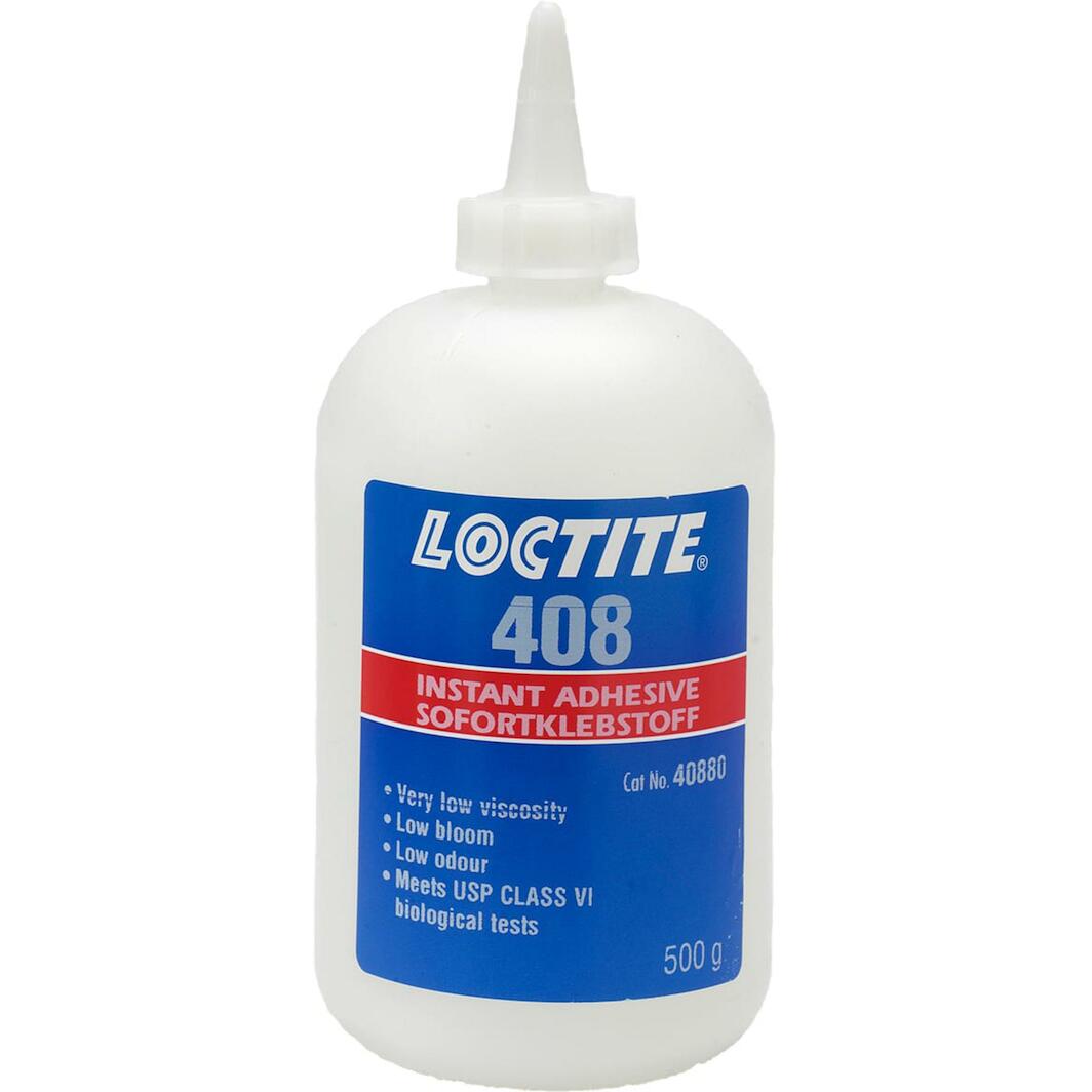 LOCTITE 408 instant adhesive colourless/transparent (500 g bottle ...