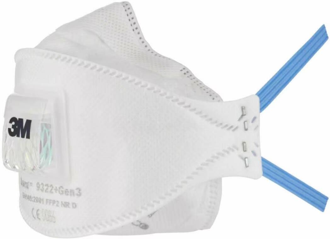 3M 9322+ Gen3 FFP2 Aura dust mask with exhalation valve - 7100134313 ...