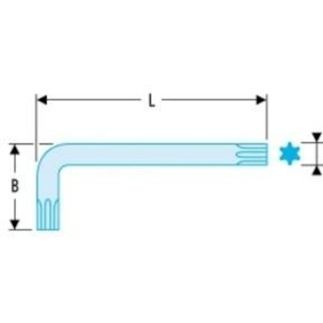 FACOM 89.30 short Torx Allen key T30 | Klium