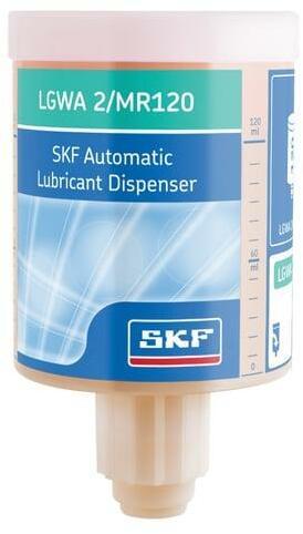 SKF LGWA 2/MR380 refill cartridge filled with grease, without battery for electromechanical ...