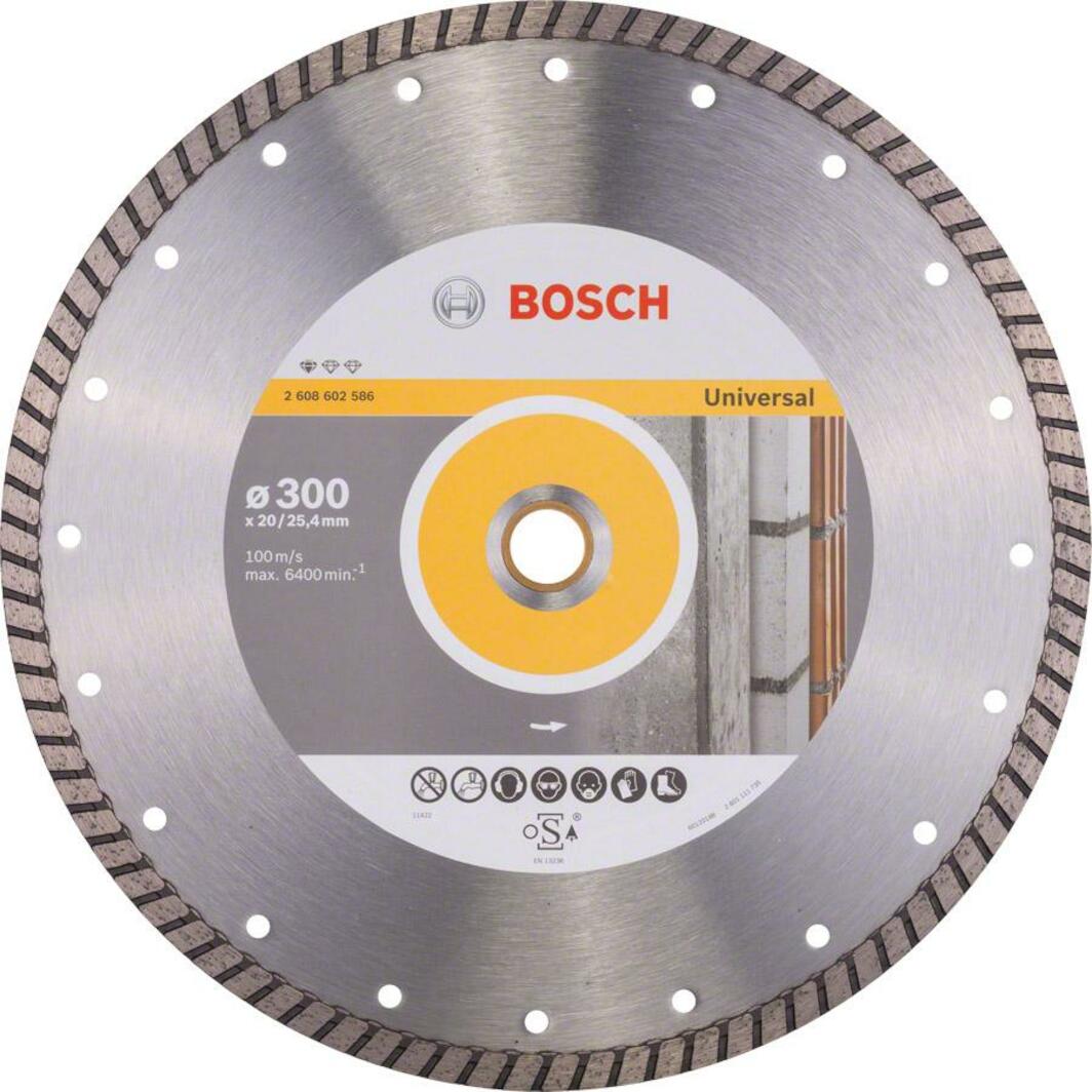 BOSCH 2608602586 diamond cutting disc Standard for Universal Turbo 300 ...