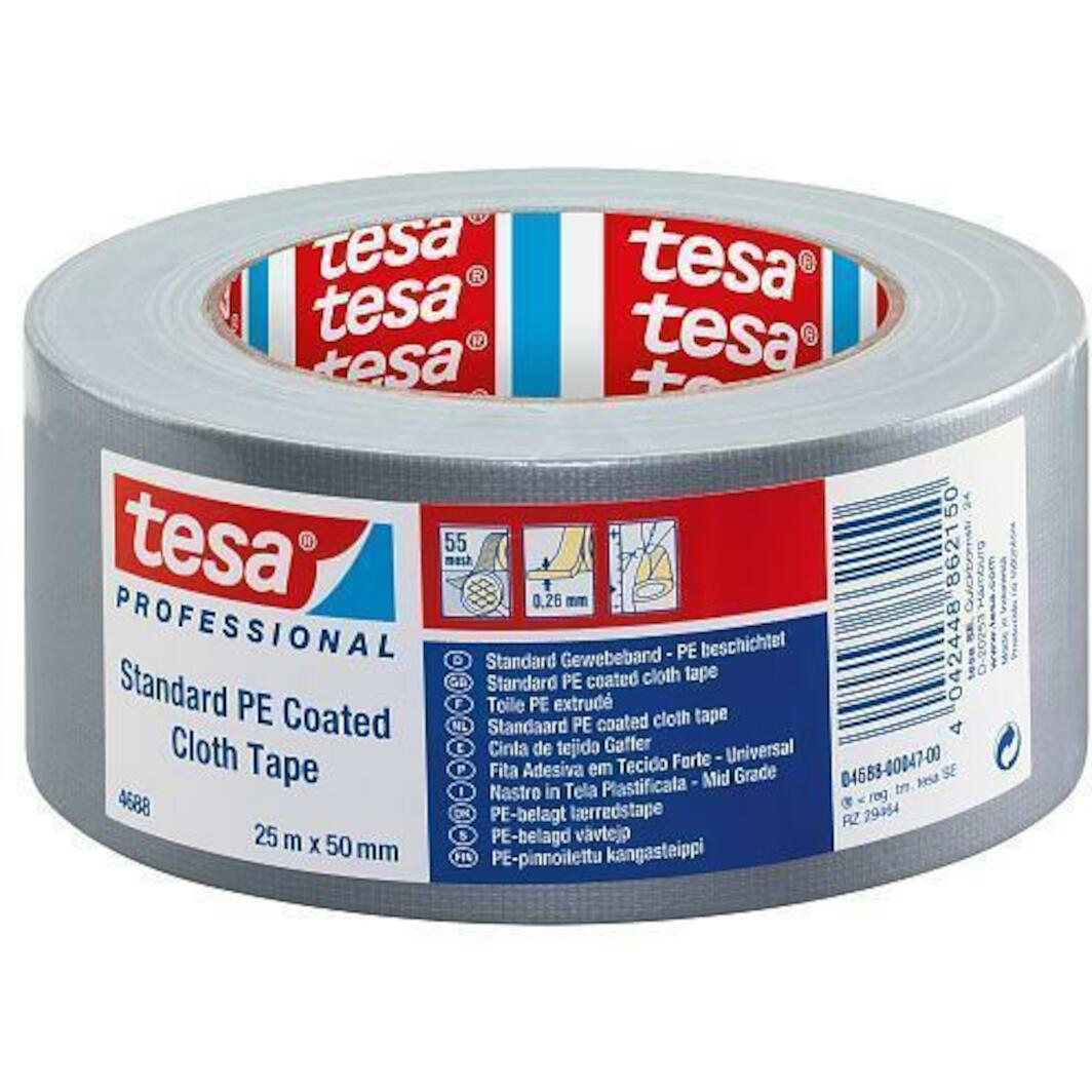 TESA Professional 63632 universal aluminium tape 50mm x 25m - 63632 ...