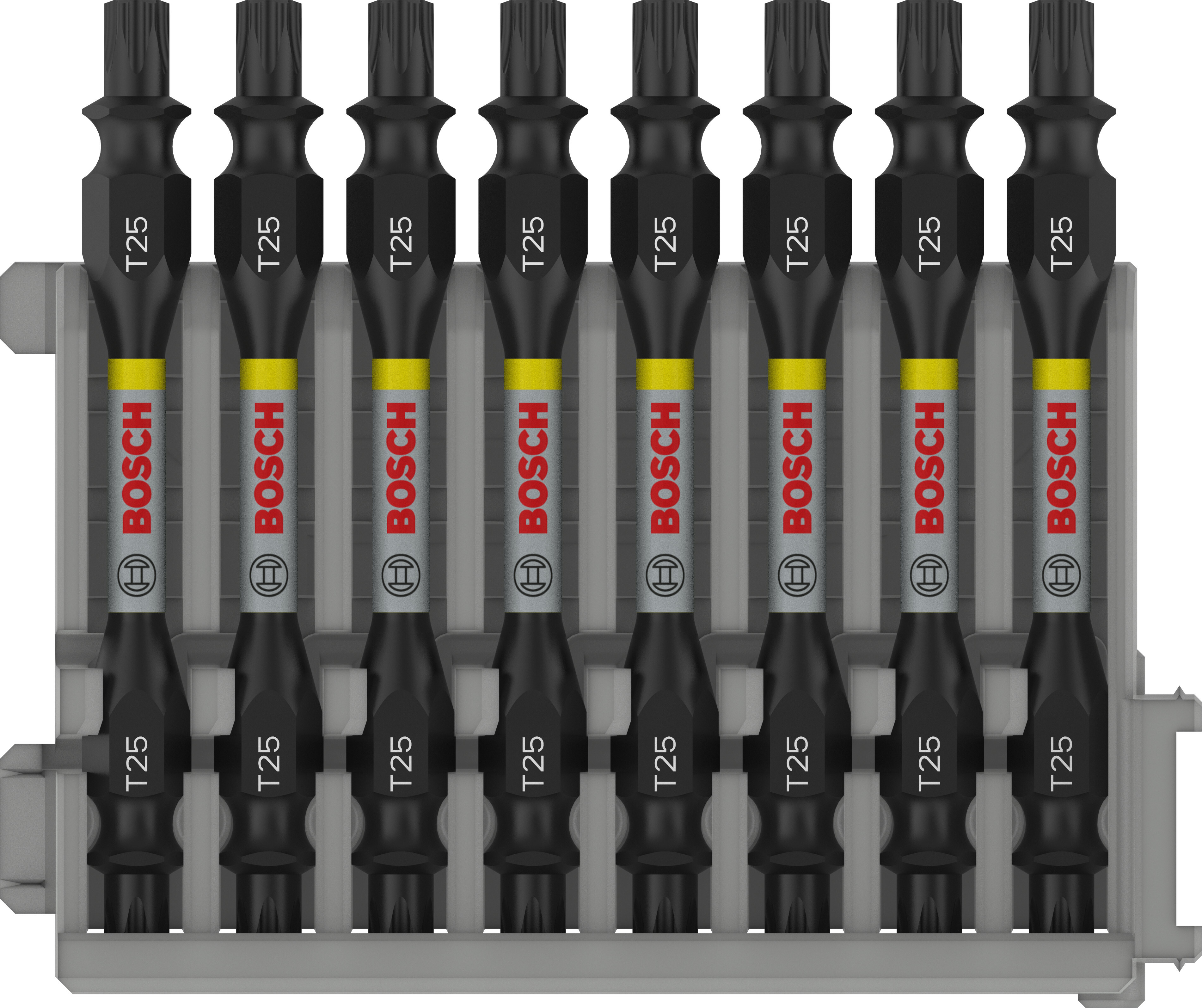 BOSCH 2608522340 screw bit double-sided Impact Control T25, 65 mm (8 ...