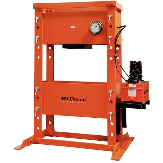 HI-FORCE HPF5042S hydraulic workshop press with 240V pump, single ...