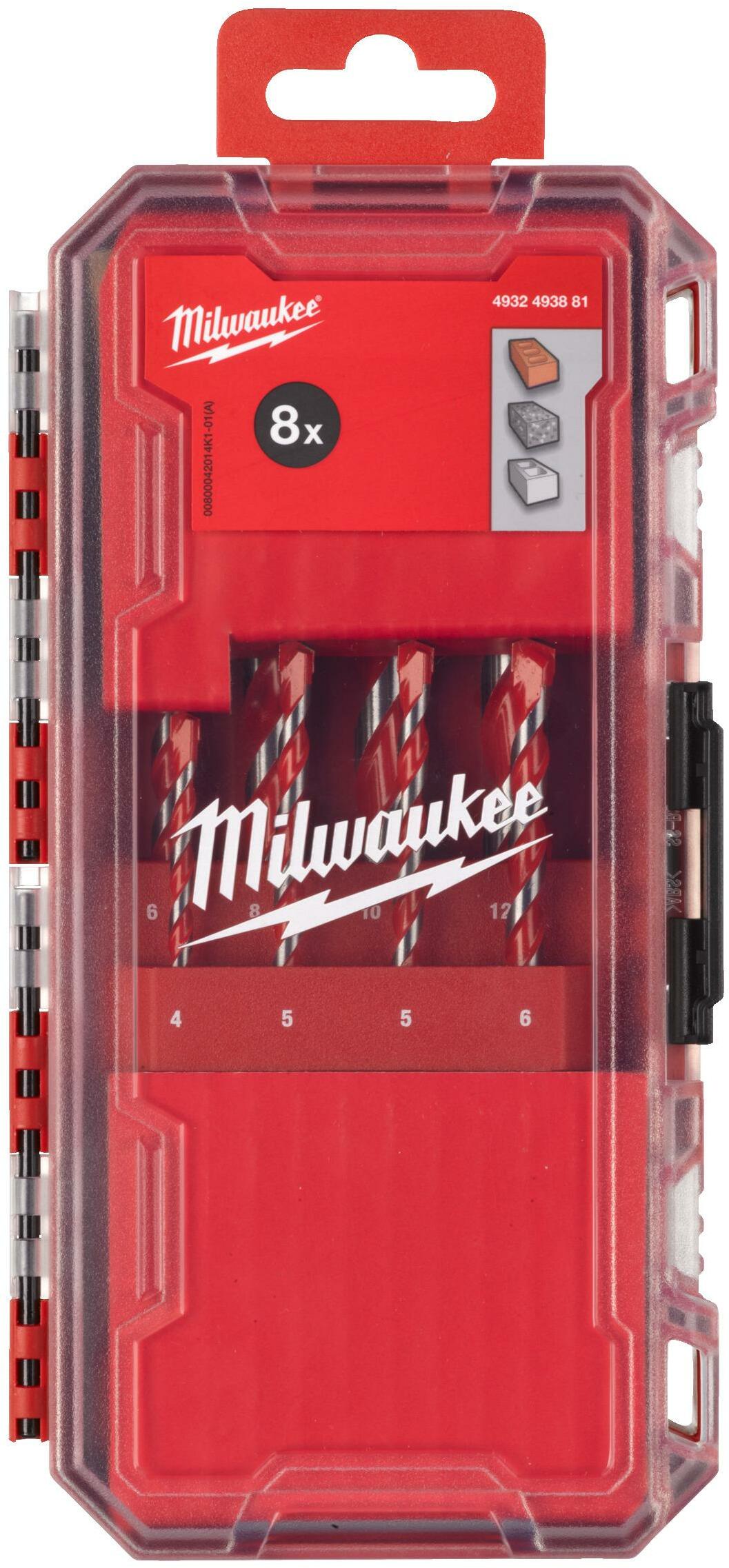 MILWAUKEE 4932493881 concrete drill set PREMIUM 8-piece | Klium