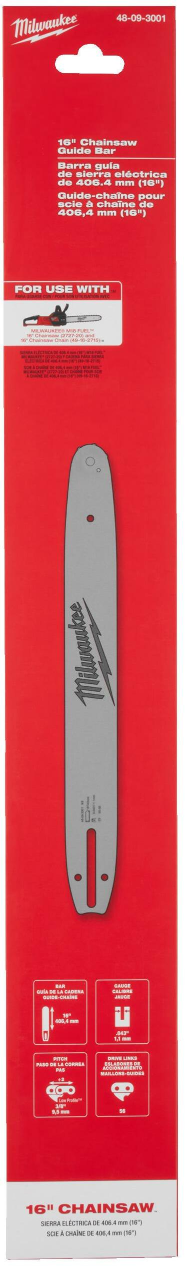 MILWAUKEE 4932480174 saw blade 16"/ 40 cm for M18 FCHS35 chainsaw | Klium