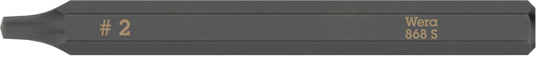 WERA 868 S internal square bit for impact screwdriver, 2 x 70 mm - 05018172001 | Klium