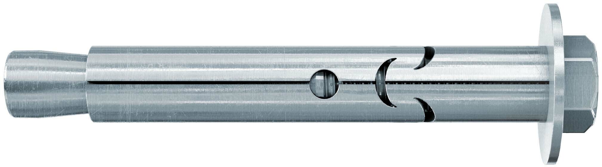 FISCHER FSA 10x60/10 S sleeve anchor with hex bolt electrolytically ...
