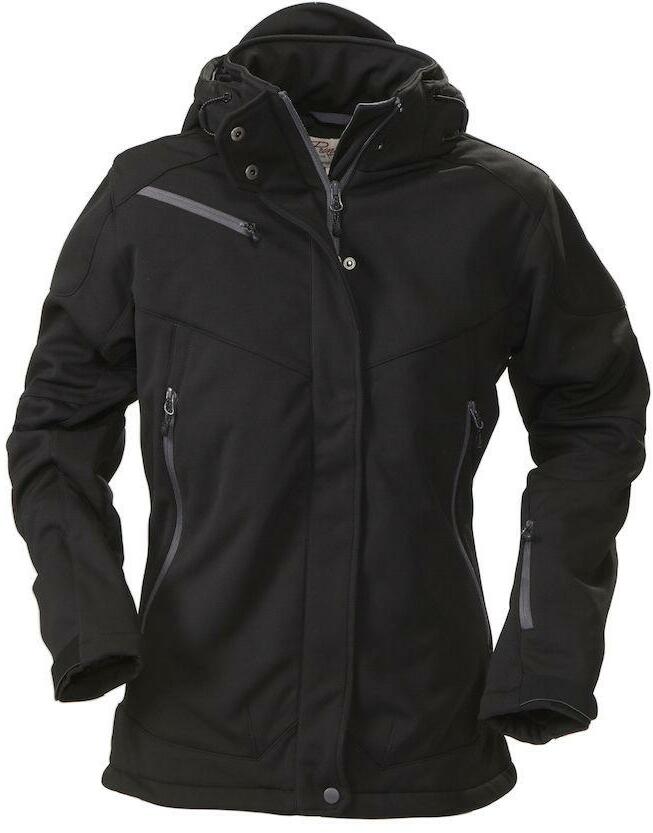 PRINTER SKELETON LADY lined softshell jacket black - 2261041-900-7 | Klium